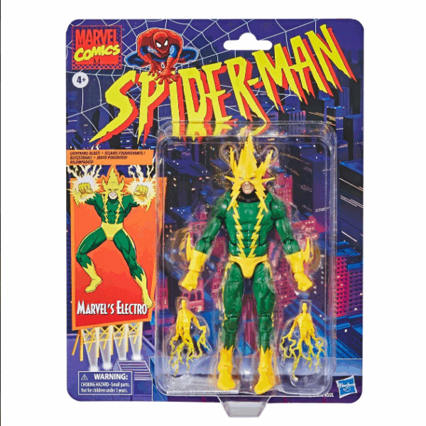 Spider-Man Retro Marvel Legends Electro – RIFTOYS
