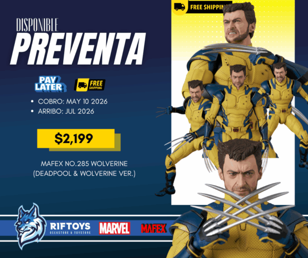 MAFEX No.285 Wolverine (Deadpool & Wolverine Ver.) – RIFTOYS